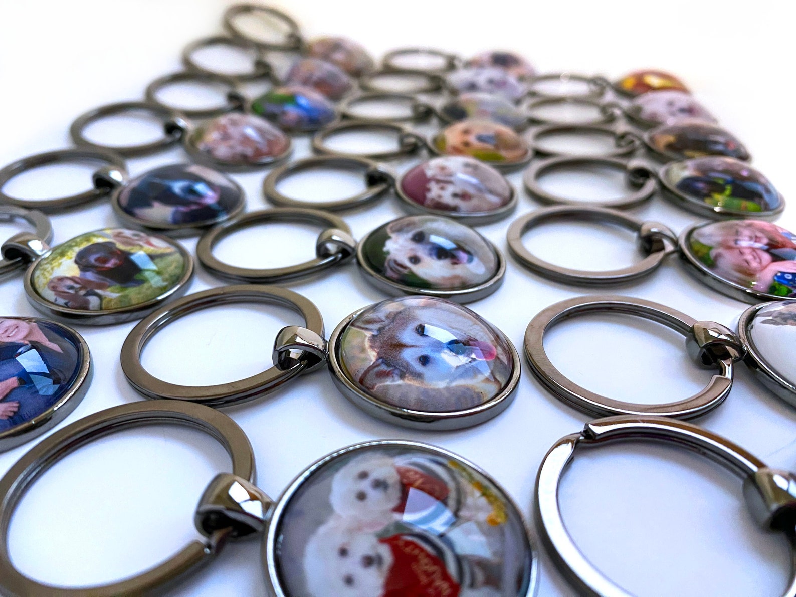 Custom Photo Double Sided Papa Key Chain Charm - Dictionary Definition ...
