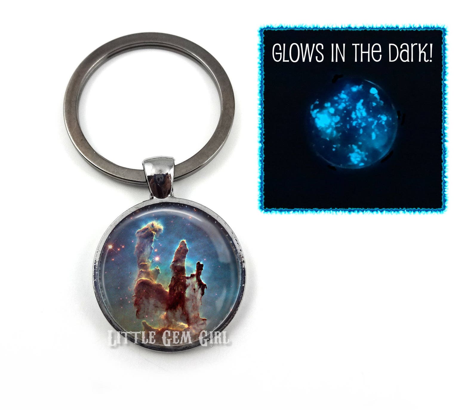UV Flashlight Key Chain for Glow in the Dark Jewelry - Will Charge Your ...