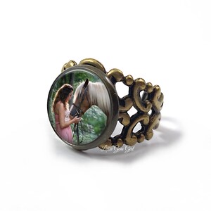 Custom Photo Ring - Picture Ring - Personalized Photo Jewelry - Bronze ...