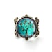 Tree Ring Blue Winter Tree of Life Ring in Antique Bronze - Etsy