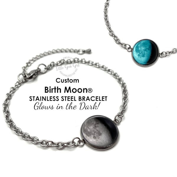 Moon Bracelet - Etsy