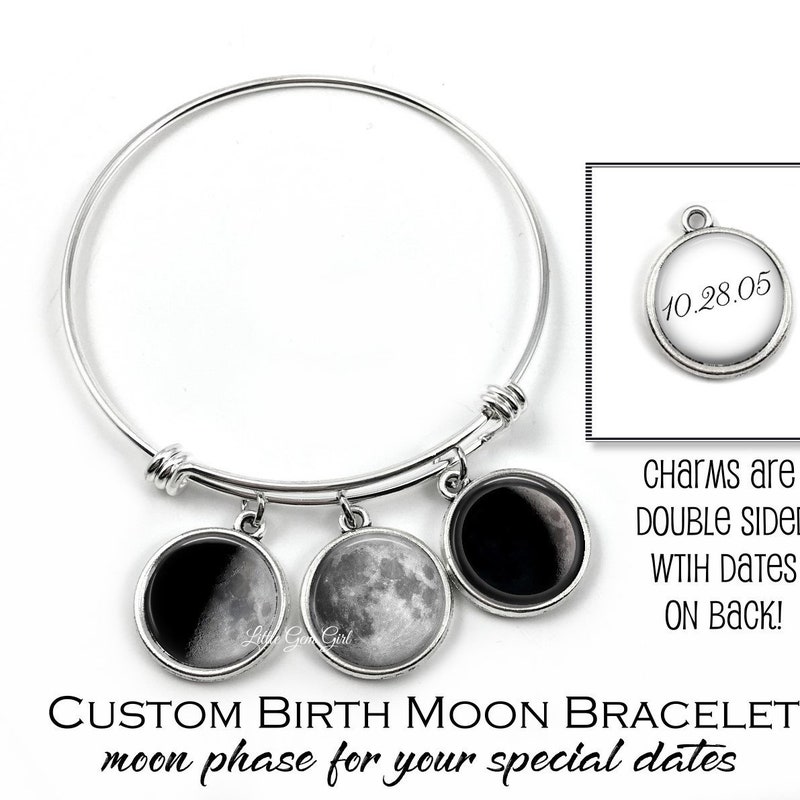 Moon Bracelet - Etsy