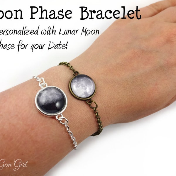 Moon Bracelet - Etsy