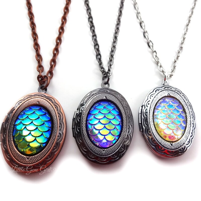 Mermaid Locket - Etsy