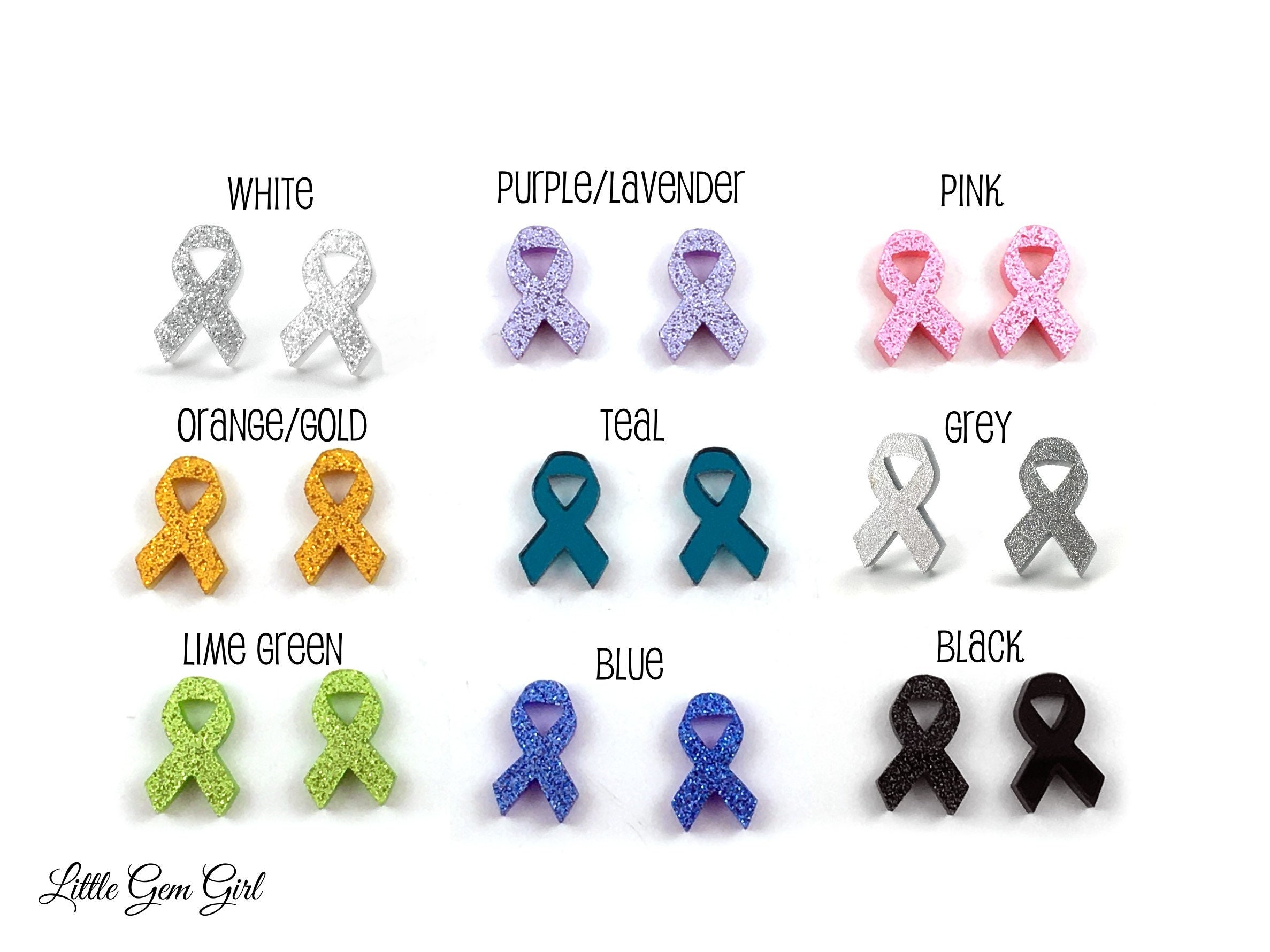 Mesothelioma Cancer Ribbon Color