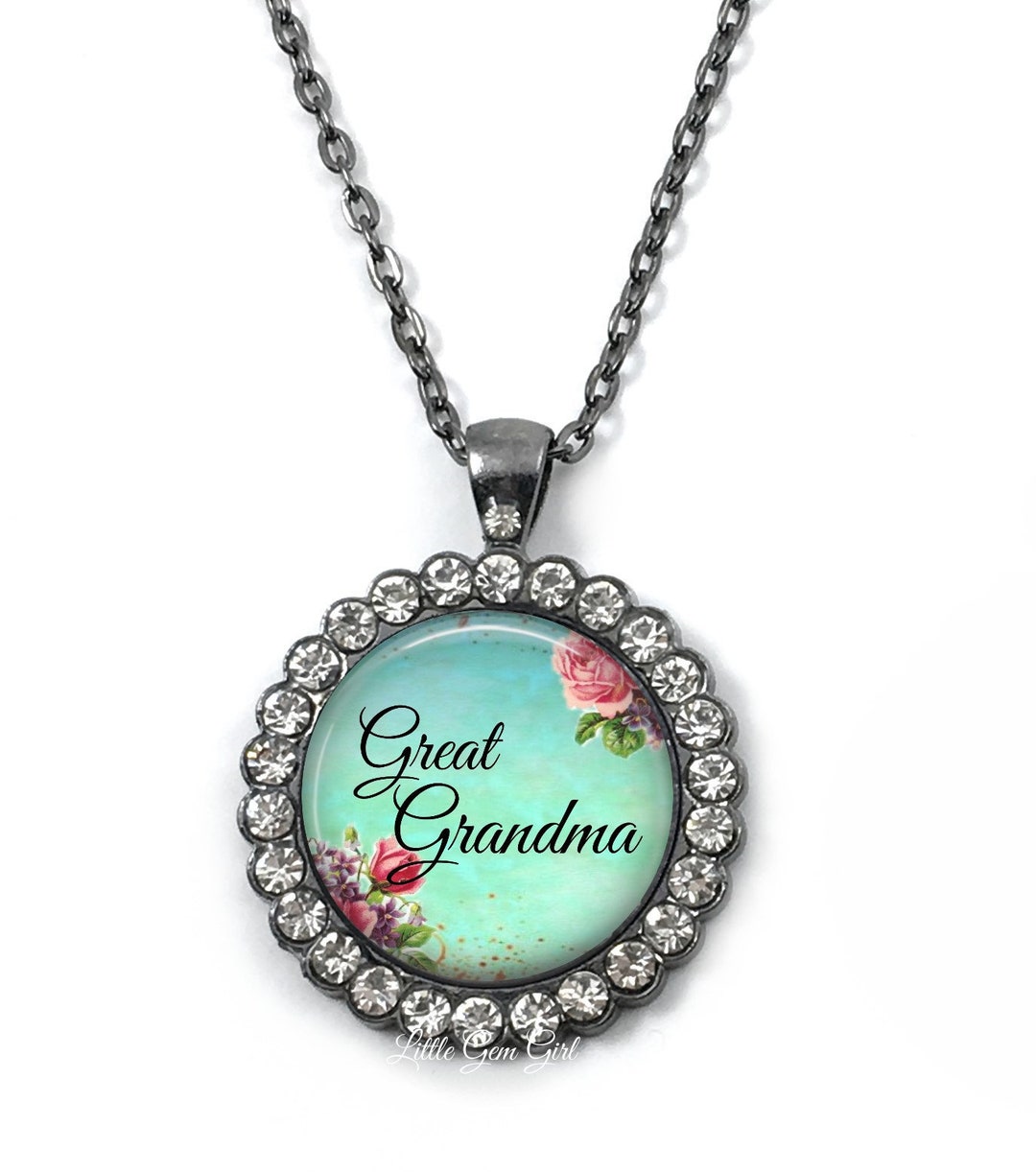 Personalized Great Grandma Necklace for Mothers Day - Grandma Jewelry ...