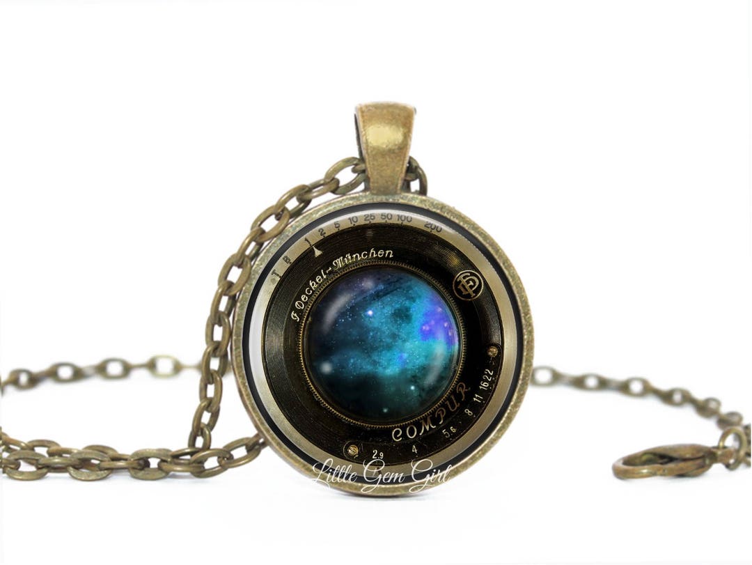 Vintage Camera Lens Necklace Gifts for Photographers 5 Designs & 4 ...