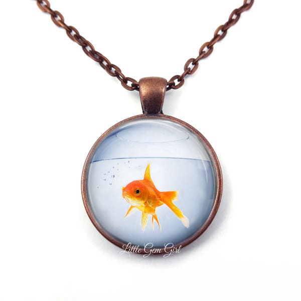 Goldfish Necklace - Etsy