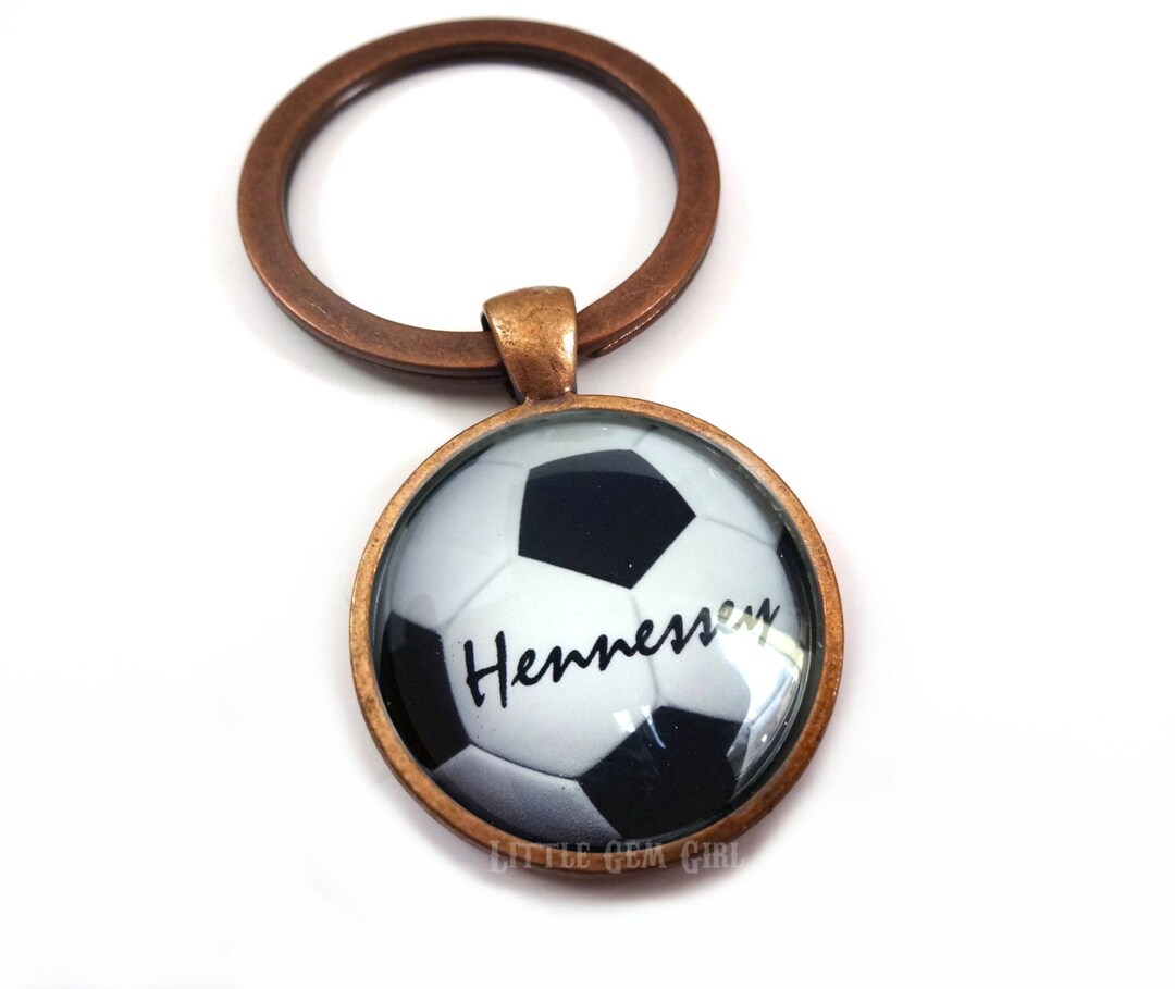 Personalized Soccer Ball Key Chain Name - Custom Soccer Keychain Gift ...