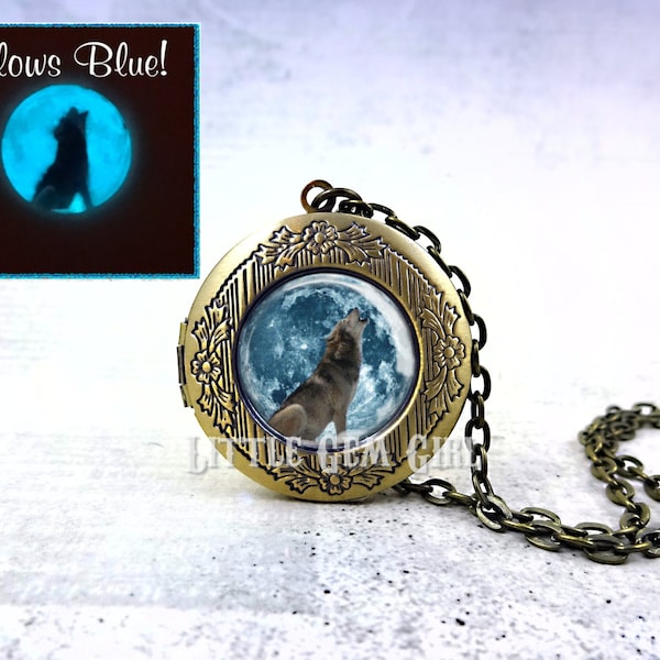 Moon Locket - Etsy