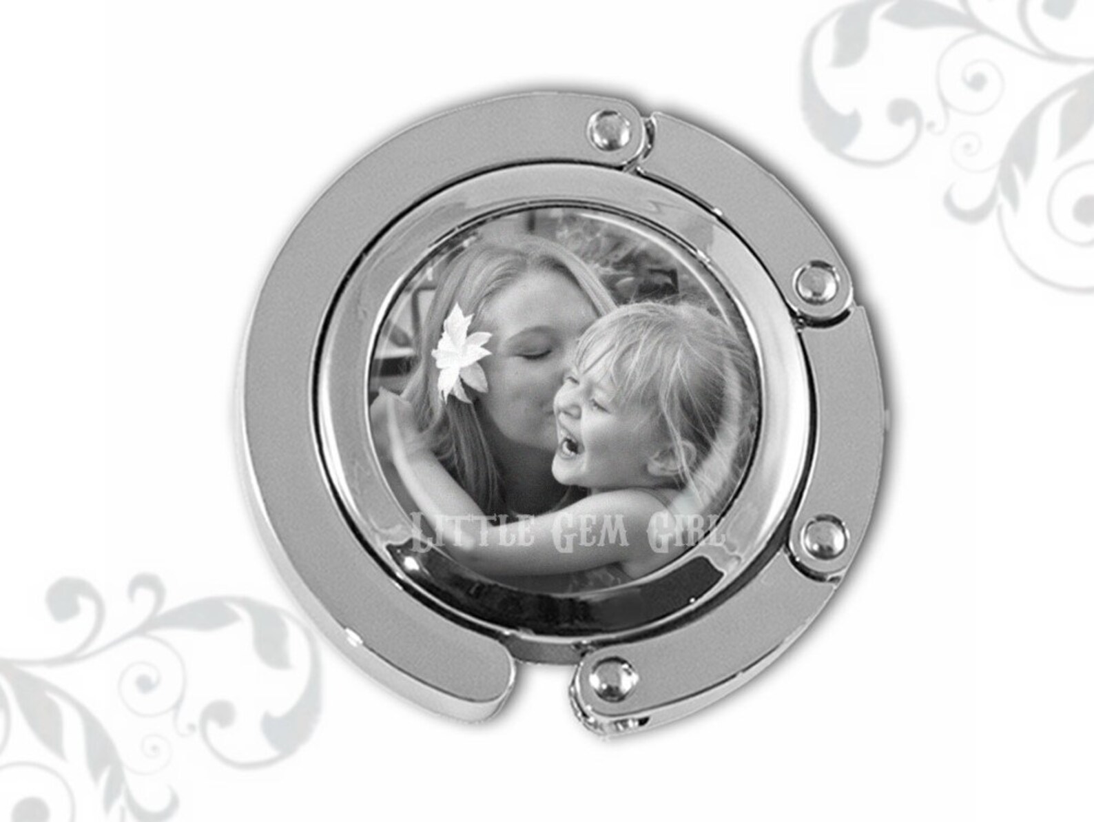 Custom Photo Purse Hook - Personalized Picture Purse Hanger - Custom ...