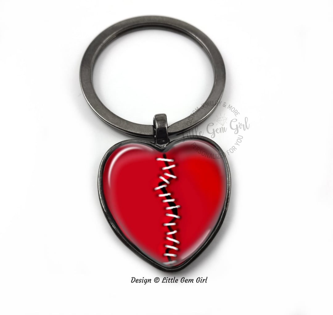 Broken Heart Key Chain Charm or Pendant Necklace - Valentine's Day ...