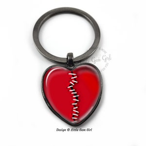 Broken Heart Key Chain Charm or Pendant Necklace - Valentine's Day ...