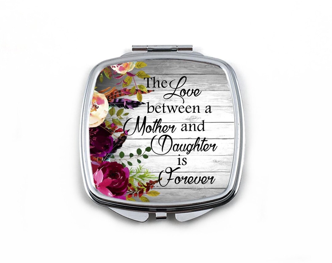 Mother of the Bride Wedding Gift - Floral Compact Mirror - the Love ...