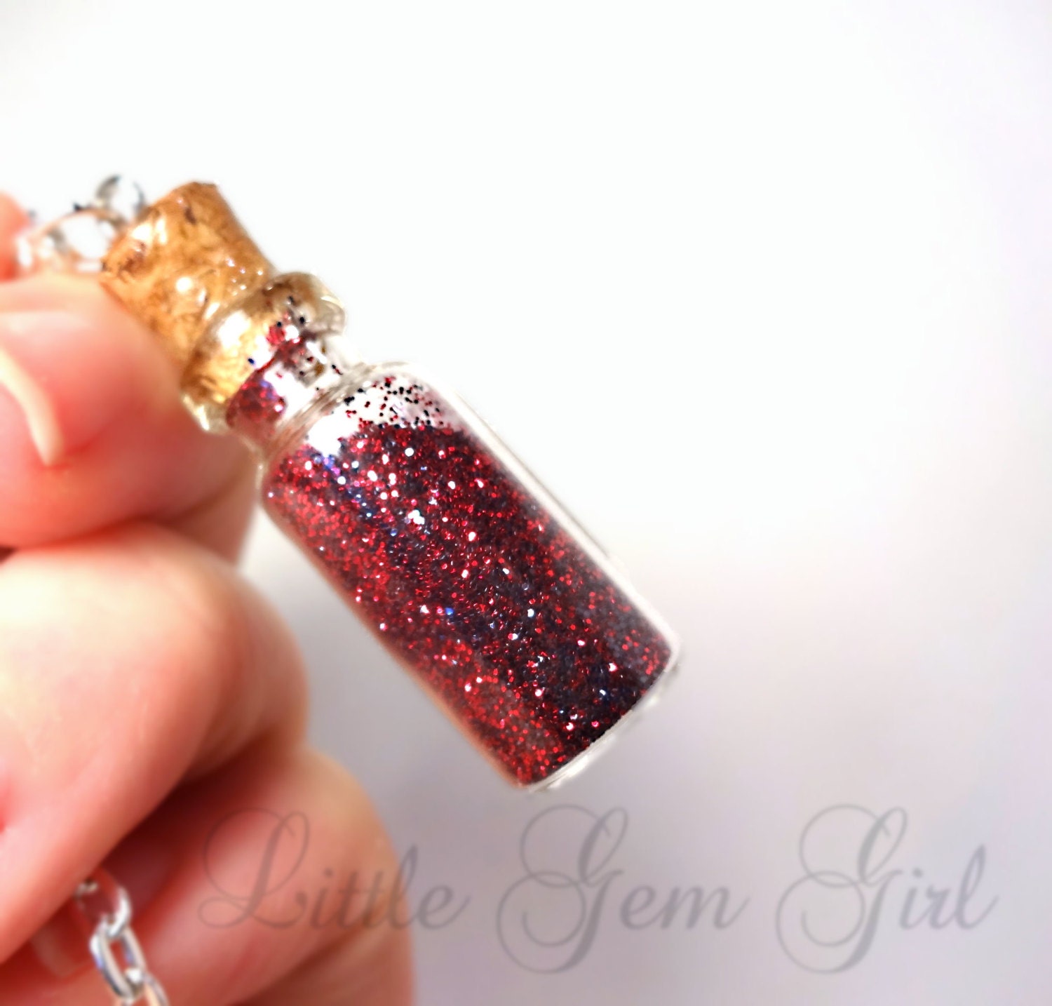 Essence of Poison Apple Snow White Bottle Necklace - Evil Queen Jewelry ...