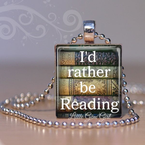 Book Necklace - Etsy