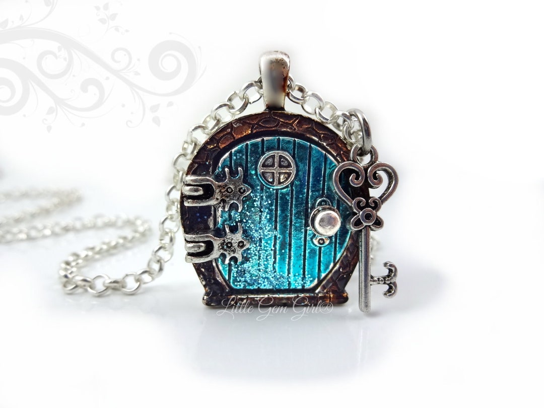 Fairy Door Locket Necklace Alice's Adventures in Wonderland Door Charm ...
