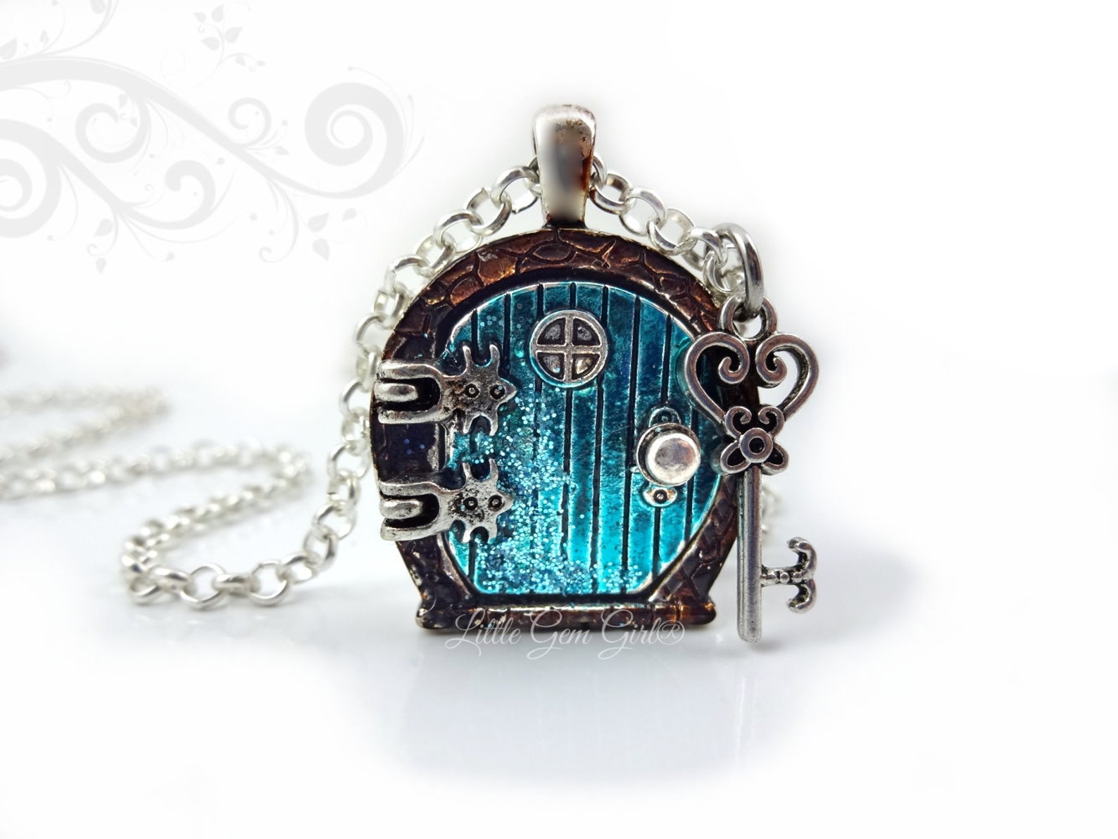 Fairy Door Locket Necklace Alice's Adventures in - Etsy