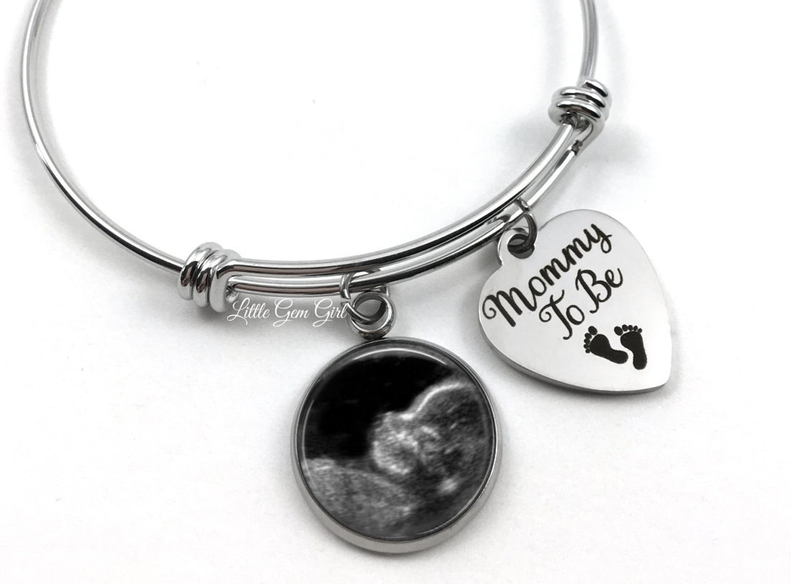 New Mom Bracelet Stainless Steel Custom Baby Photo Bracelet - Etsy