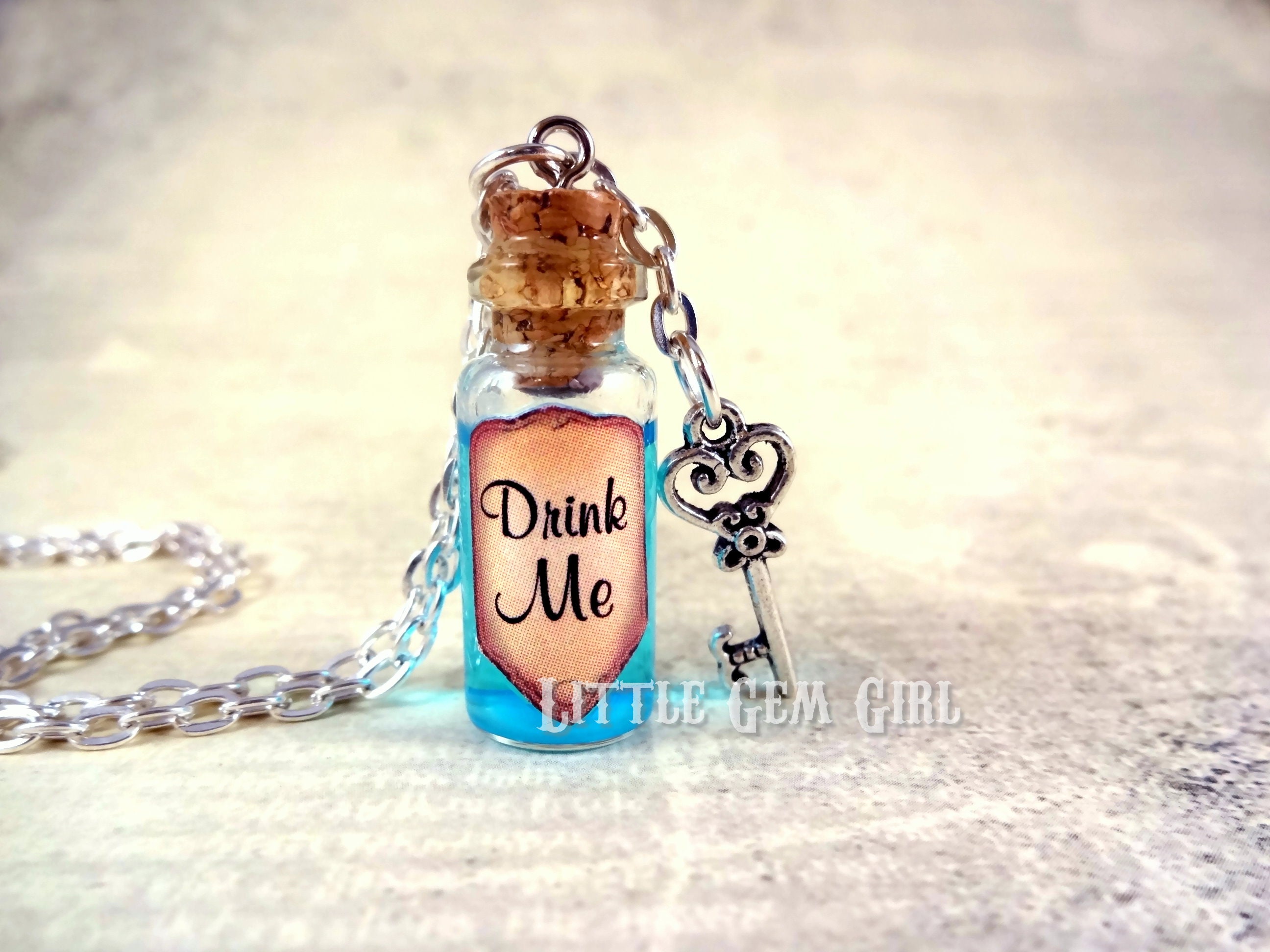 Magic Potion Bottle Necklace 1 CUSTOM You Design Glass - Etsy Singapore