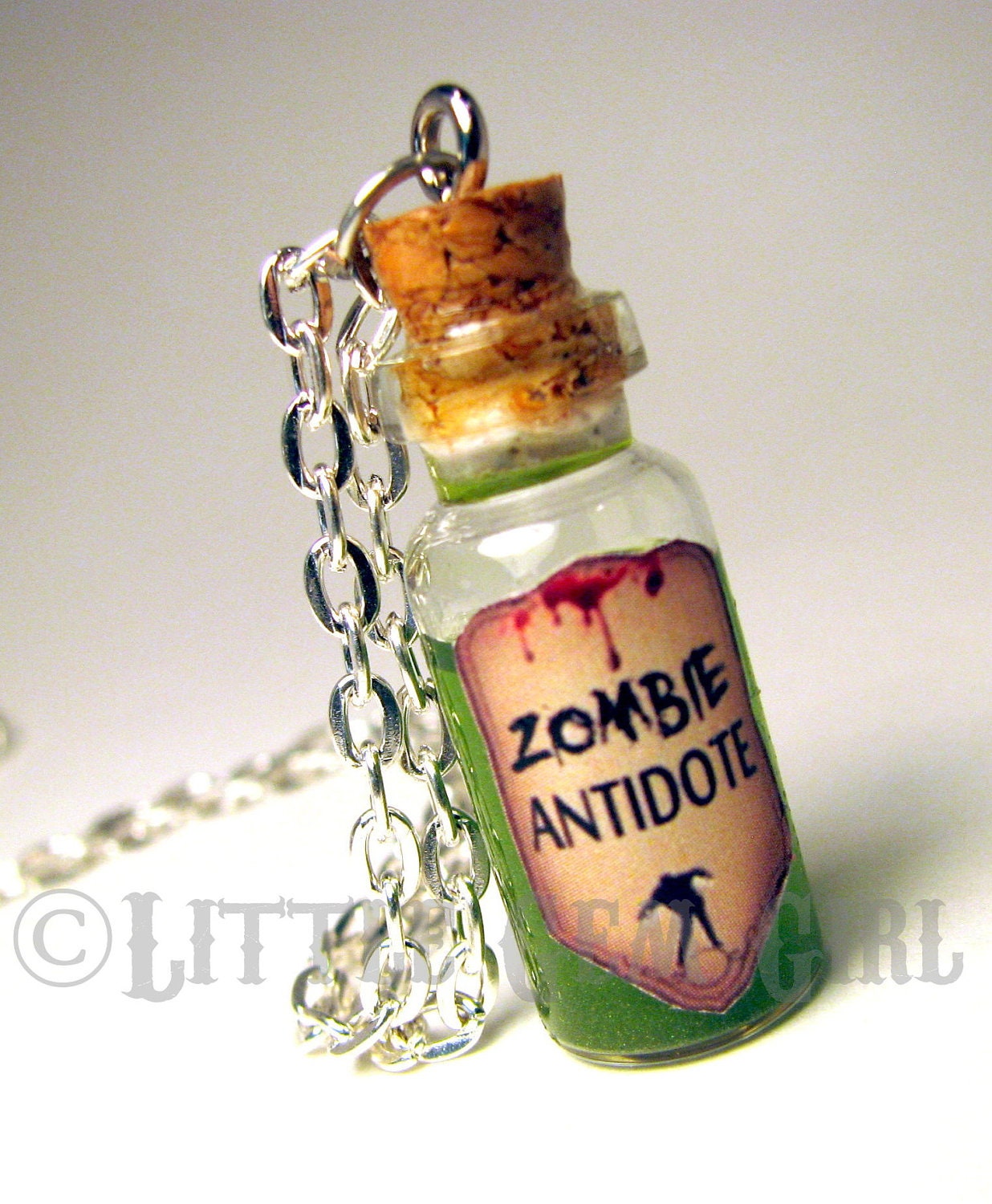 Zombie Antidote Potion Label