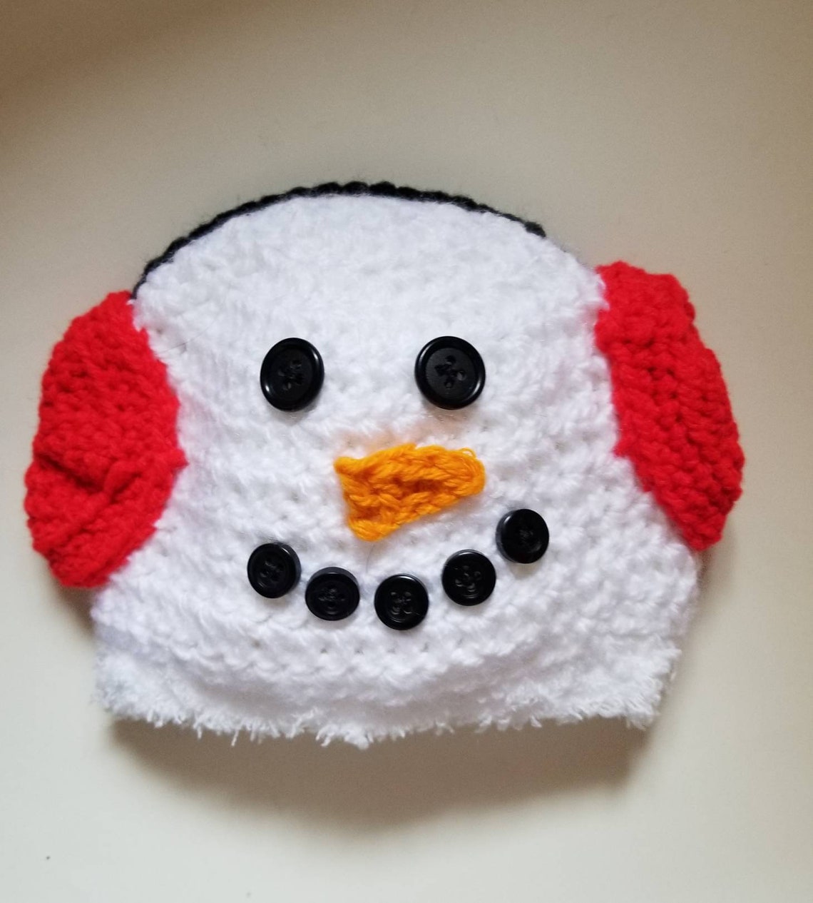 Snow Man Diaper Set Diaper Cover is Adjustable and Snowman Hat Hat 3 to ...