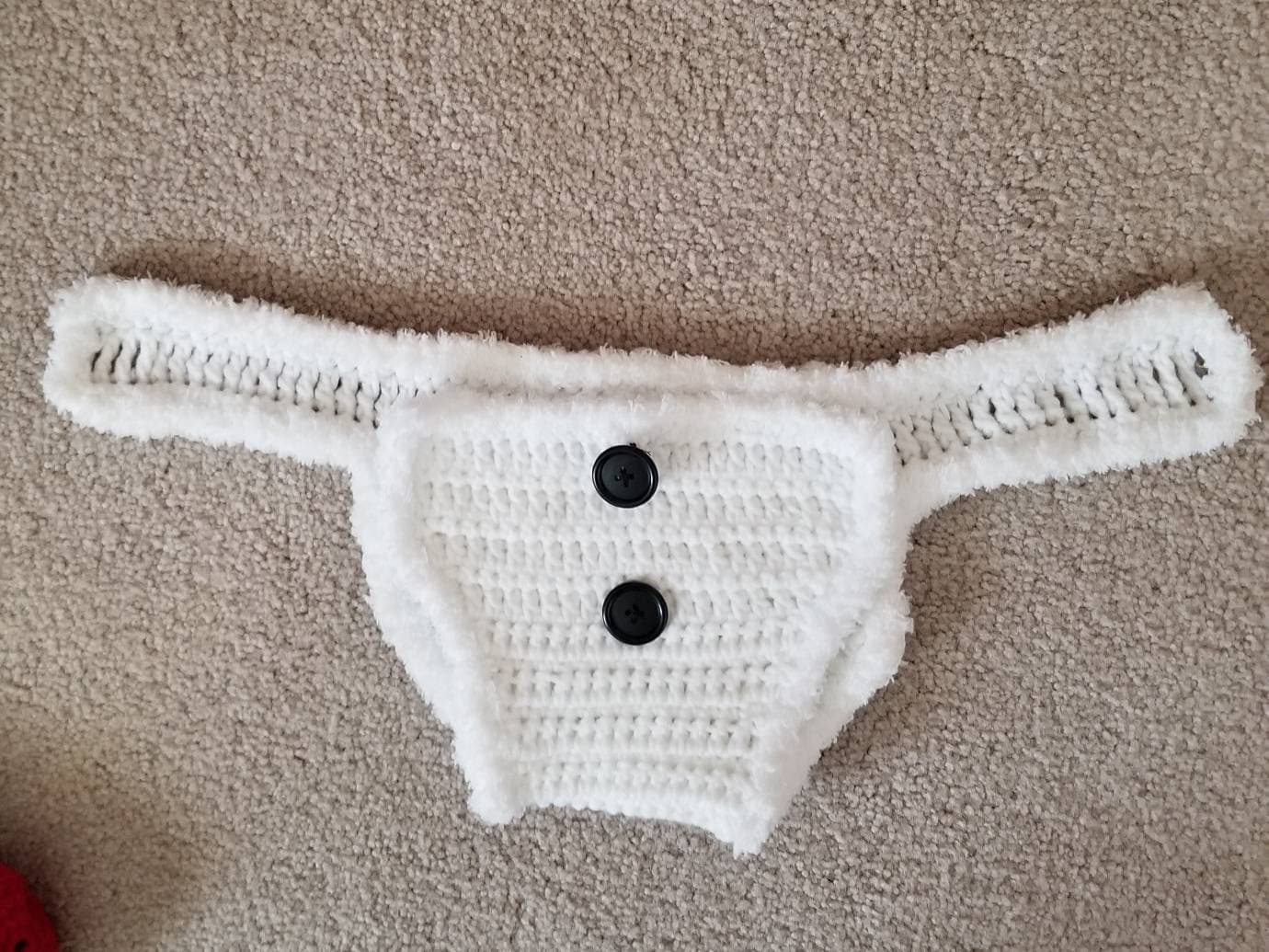 Snow Man Diaper Set Diaper Cover is Adjustable and Snowman Hat Hat 3 to ...
