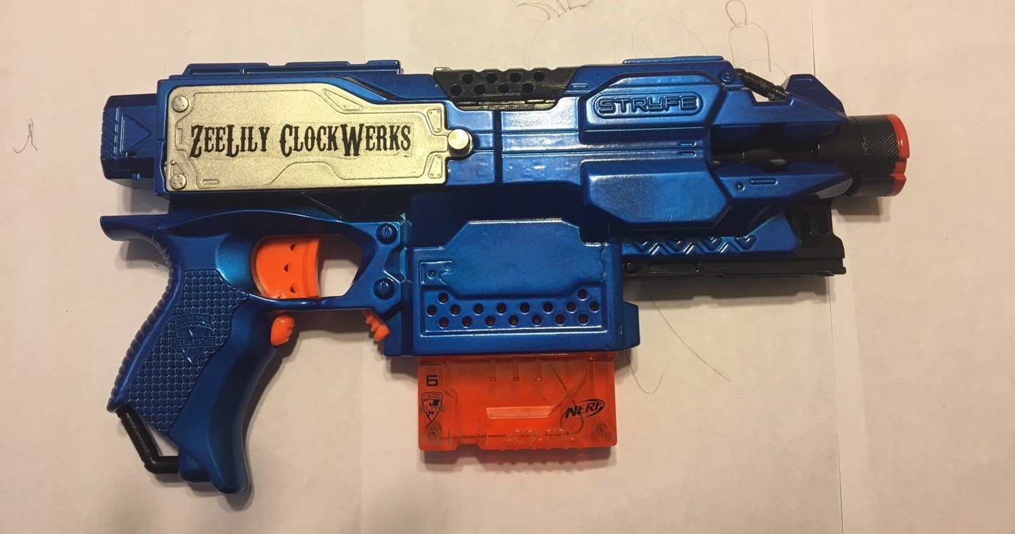 Modded Nerf Stryfe: Custom Paint Wiring and Motors made to - Etsy Canada