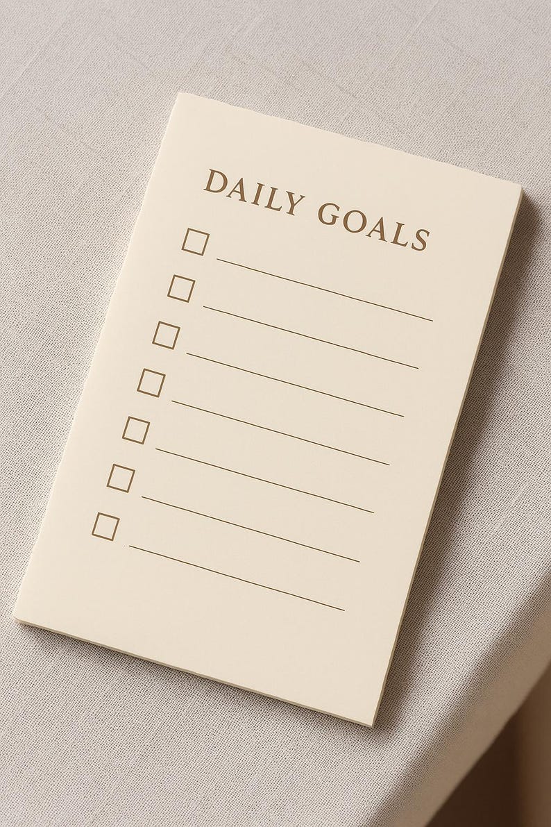 Minimalist Beige Daily Planner | Printable A4, US Letter (digital ...