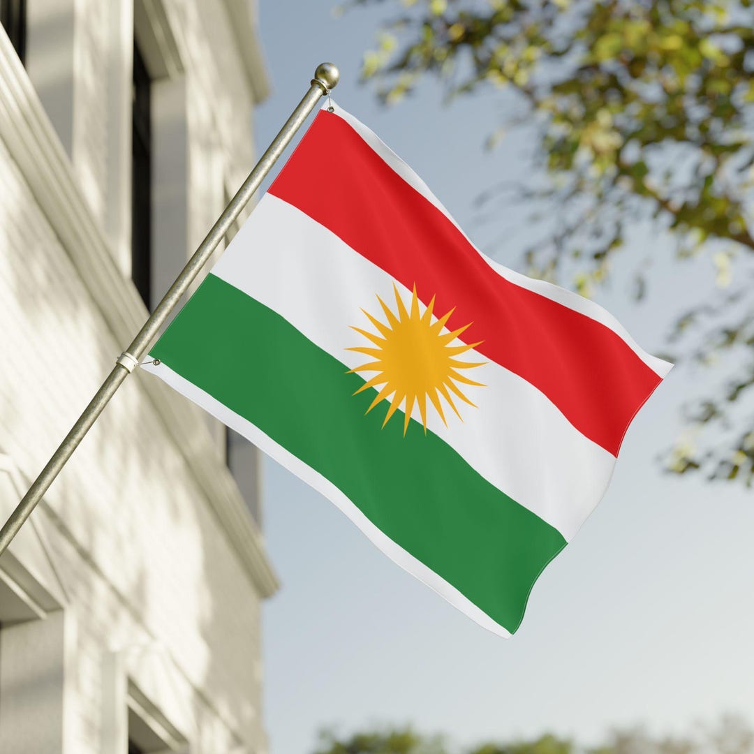 Kurdistan Flag Double Sided Flag | Outdoor Garden Banner - Etsy