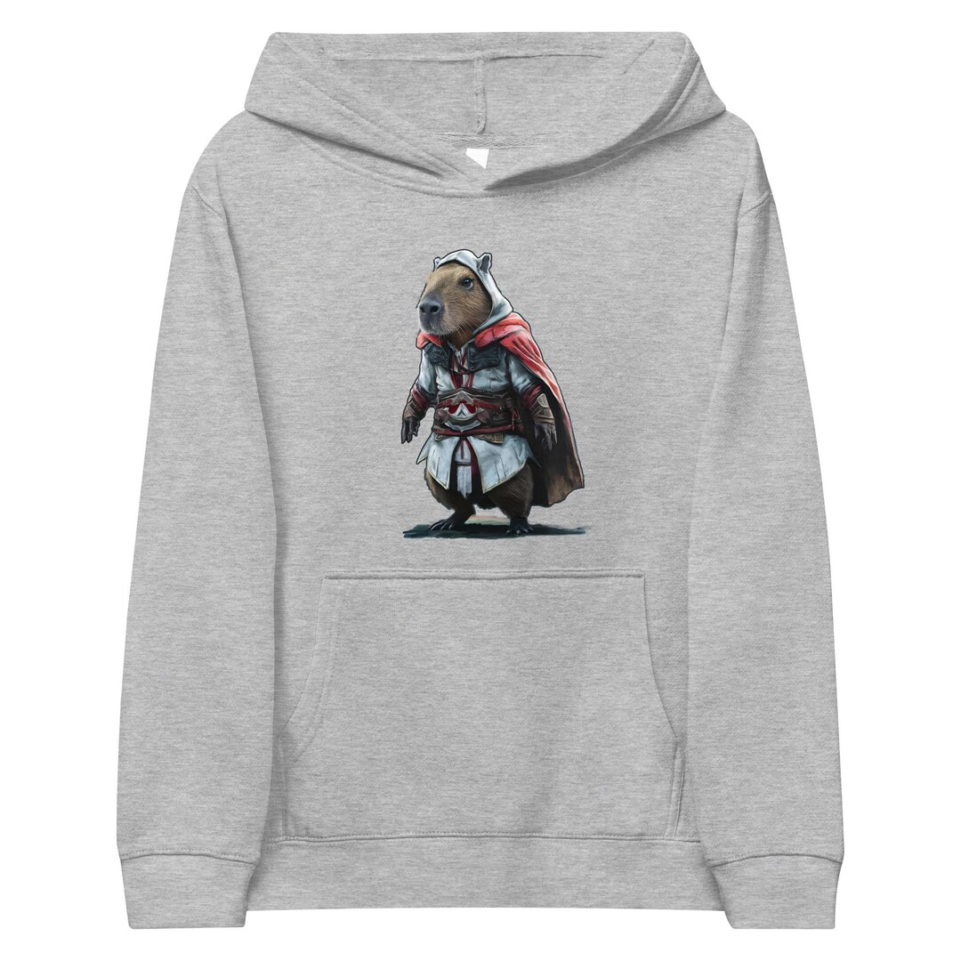 Kids Capybara Assassin Fleece Hoodie - Etsy