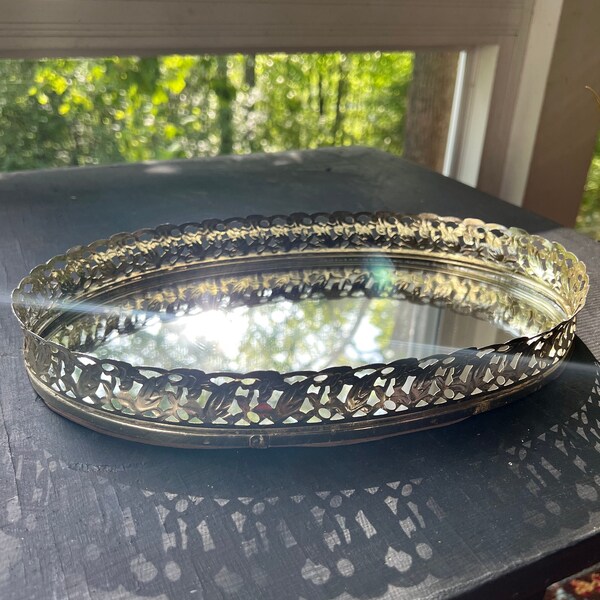 Mirror Centerpiece Tray - Etsy
