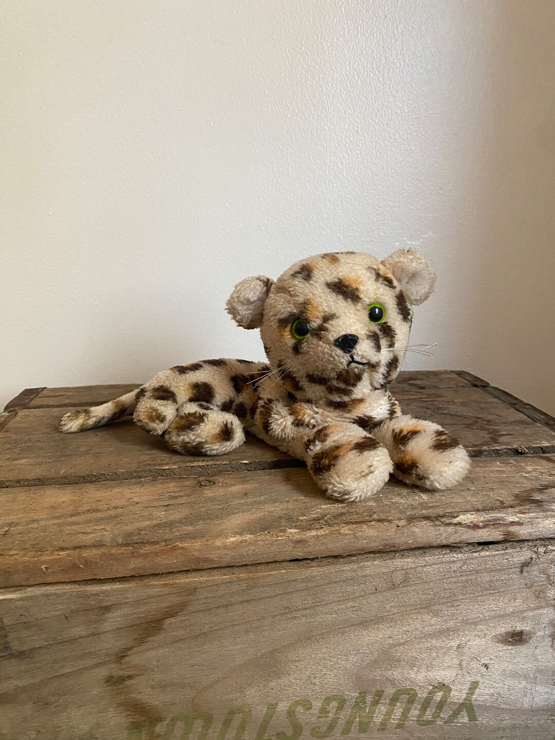 Dakin Plush Cheetah Leopard Cub Spotted Bean Bag Stuffed Animal Toy ...