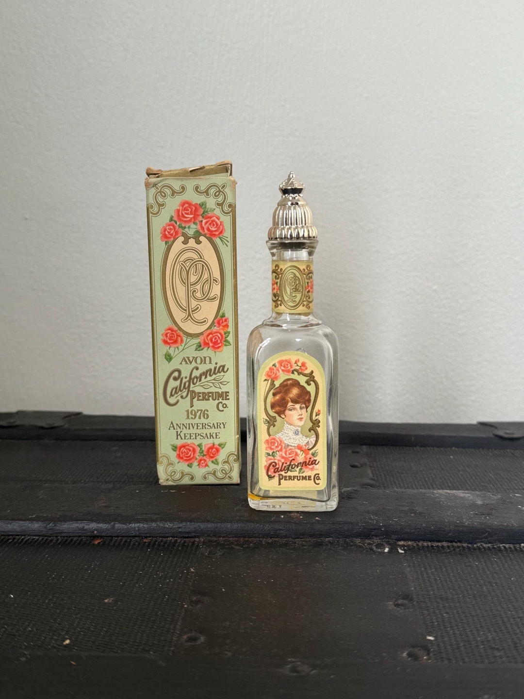 Vintage Avon Perfume Bottle Empty With Box Collectible Elegant Gift - Etsy