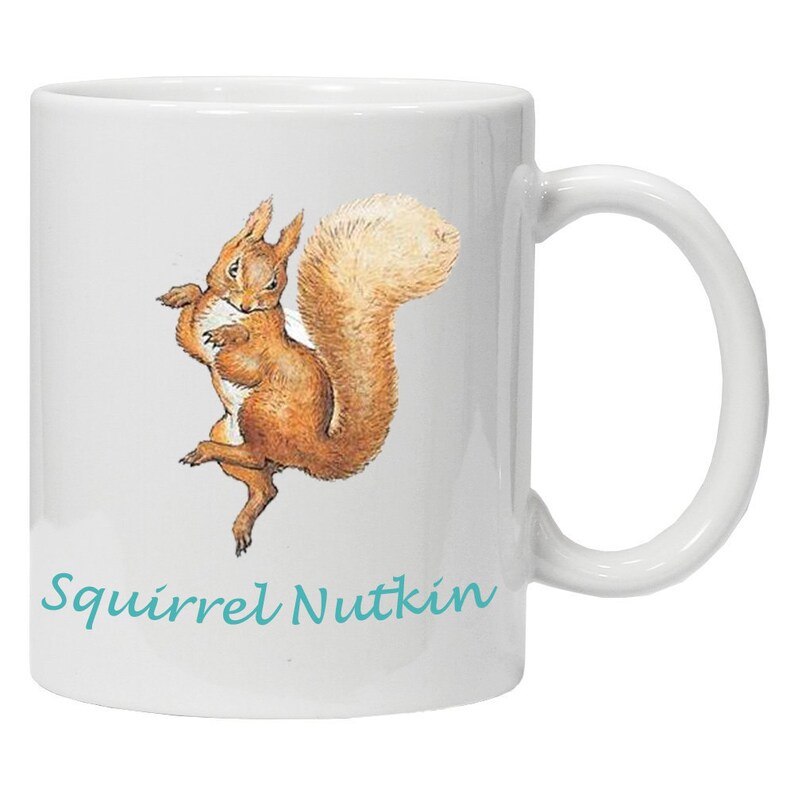 Personalised Beatrix Potter Mug Peter Rabbit Squirrel Nutkin | Etsy