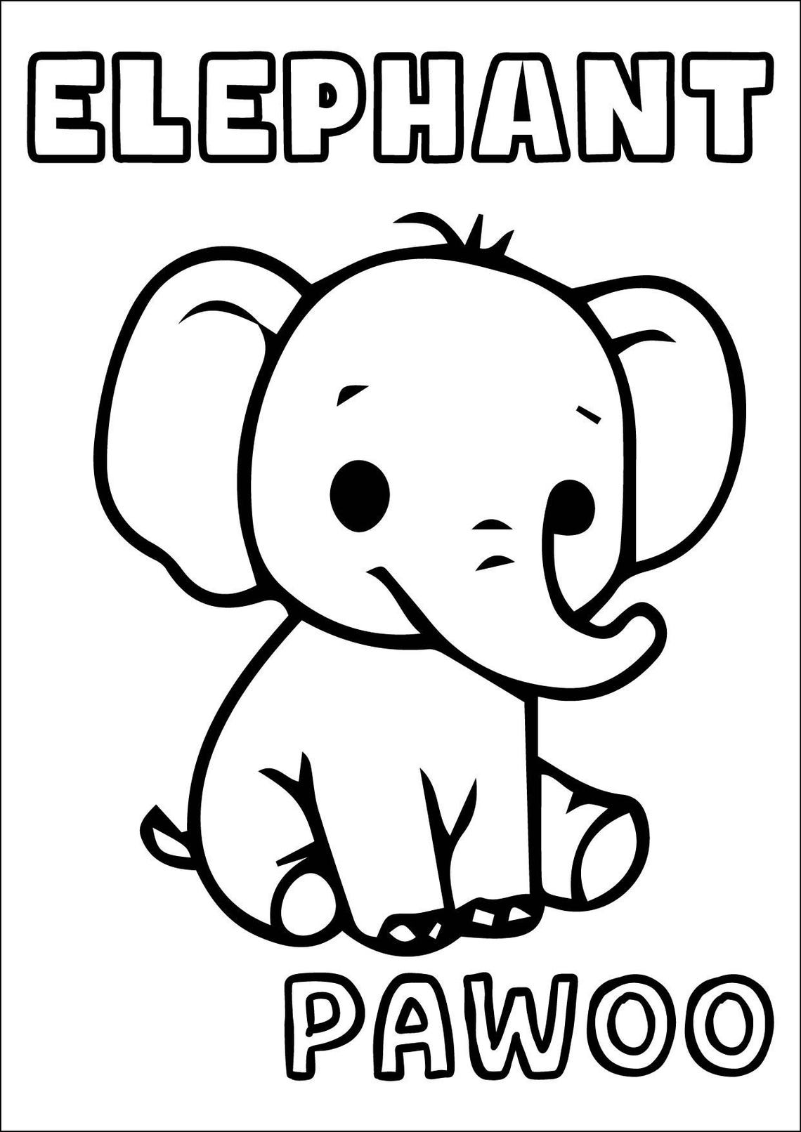 Animal Coloring Pages for Kids Ages 1–5 | Animal Names and Sounds ...