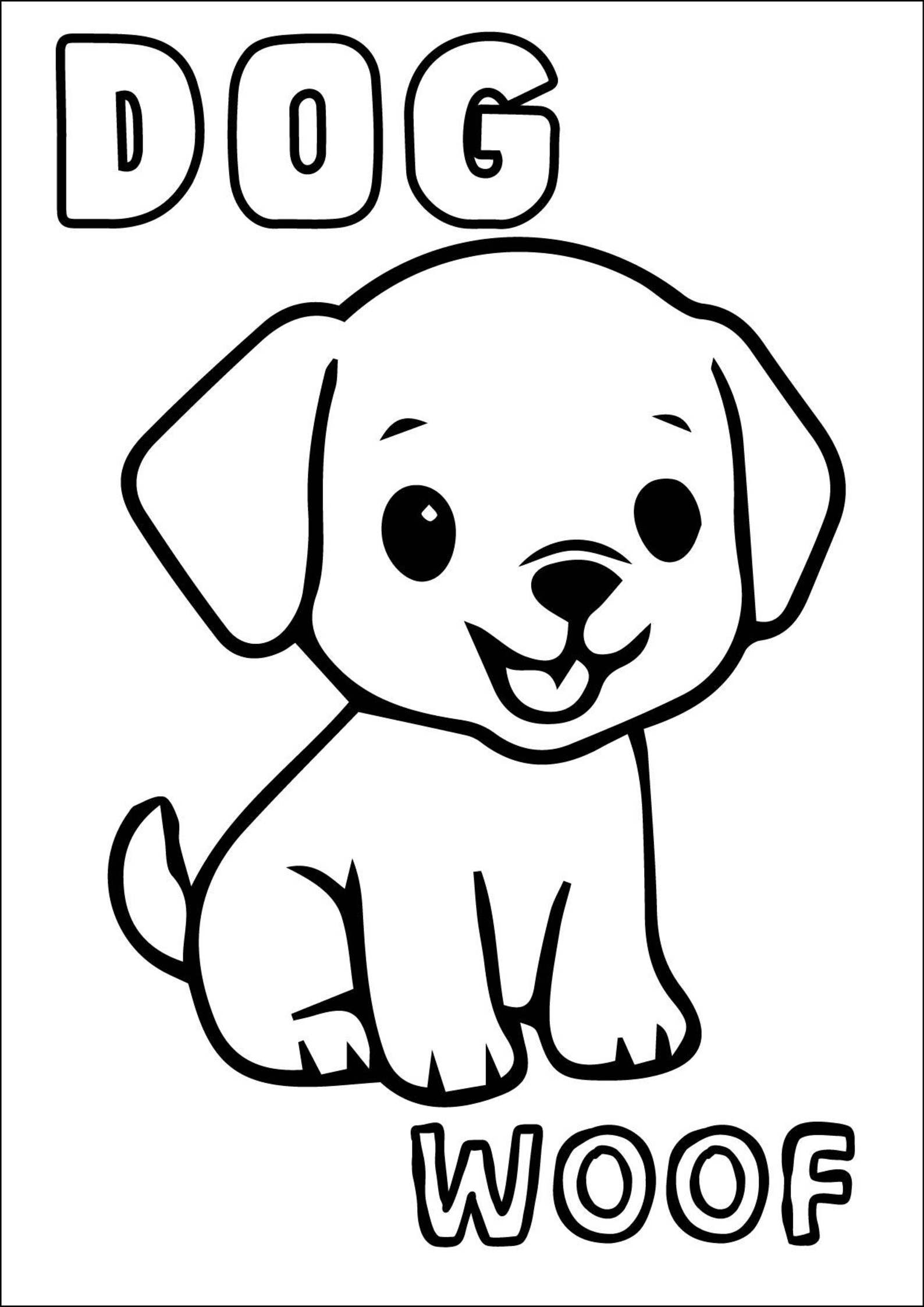 Animal Coloring Pages for Kids Ages 1–5 | Animal Names and Sounds ...