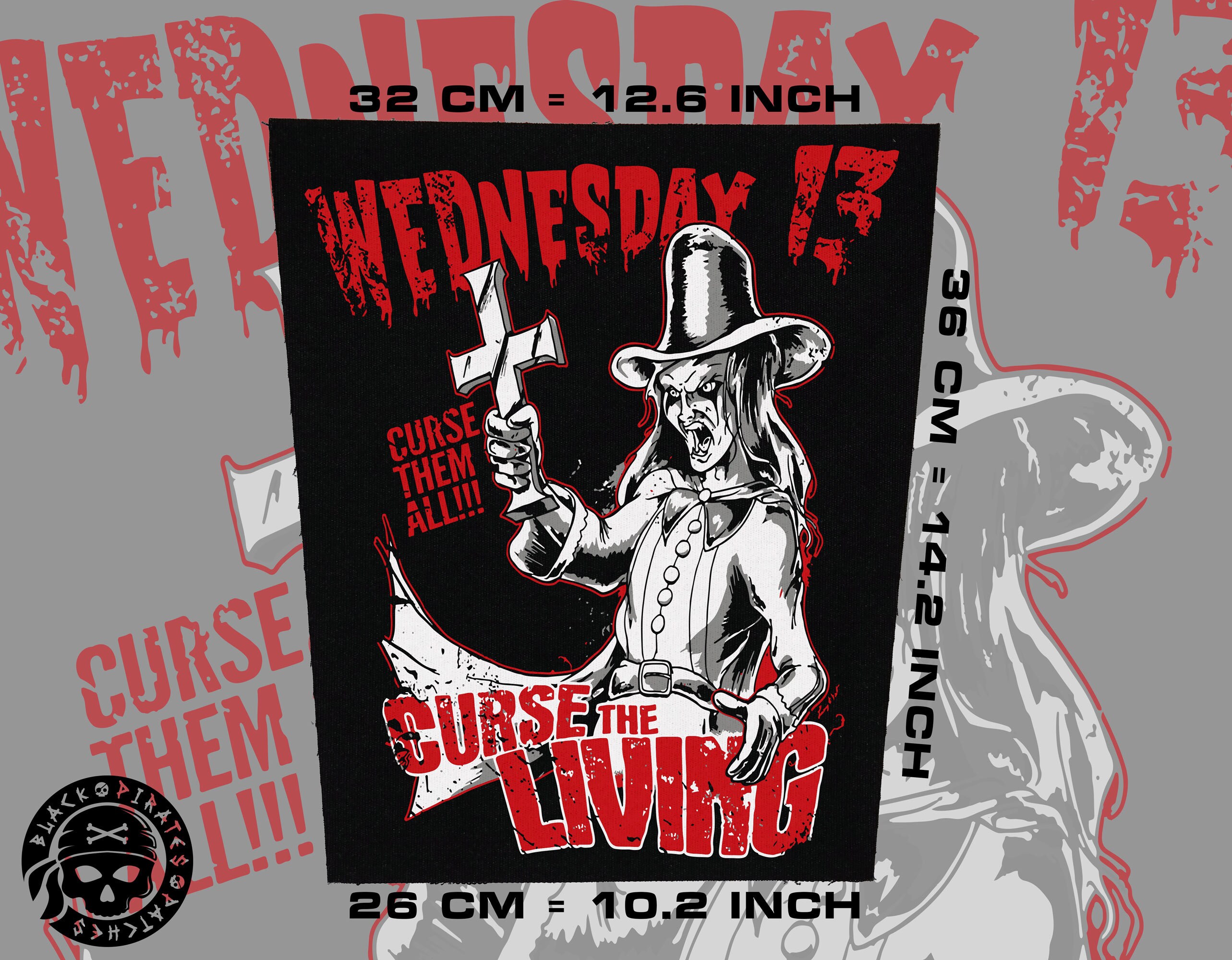 Wednesday 13 of the Murderdolls Wall Flag - munimoro.gob.pe