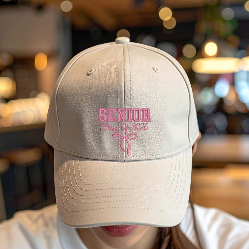 Senior 2026 Class of Graduation Embroidery Design, 4 Sizes, Instant ...