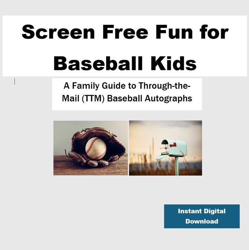 Teach Your Kids How to Get Baseball Autographs by Mail — Step-by-step ...