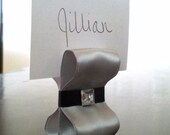 Items similar to Place Card Holders - Fifty (50) with Silver and Black ...