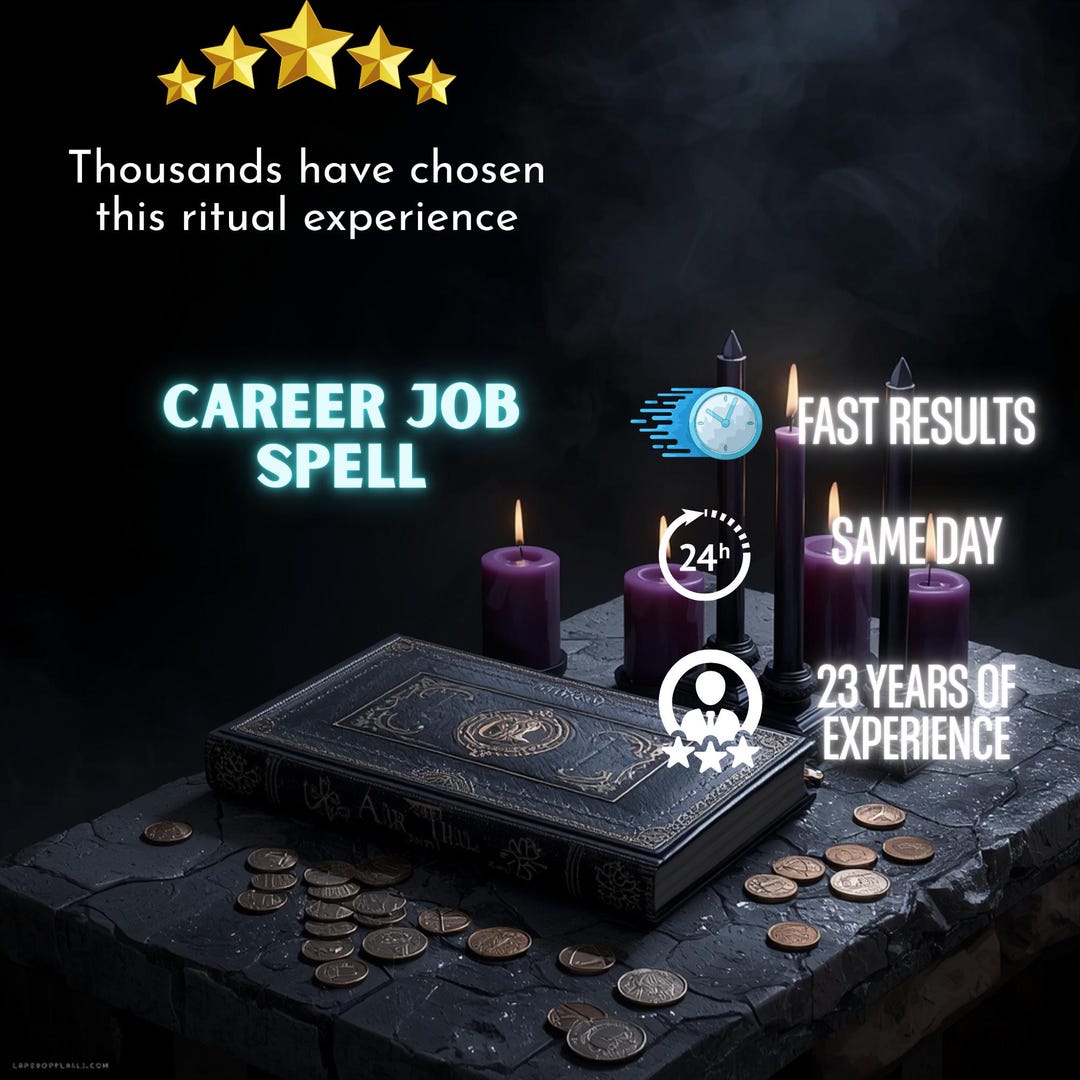 Career & Job Spell Ritual to Attract New Opportunities, Career Growth ...