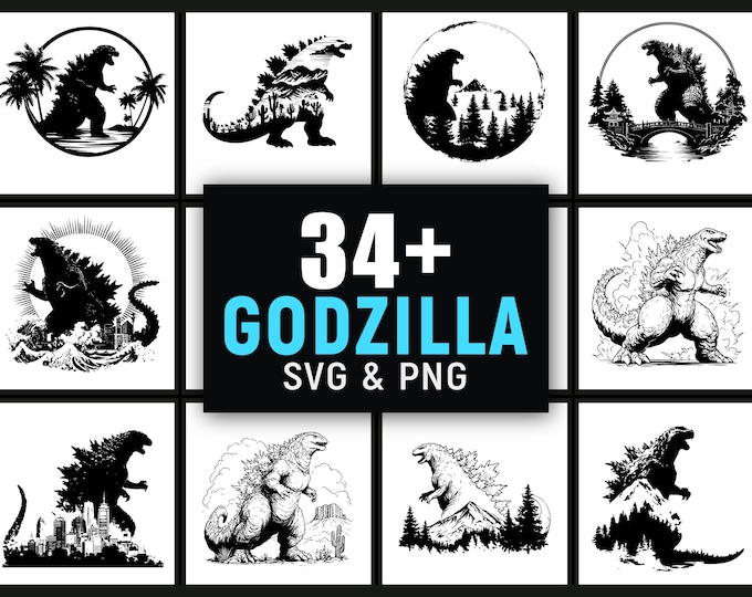Godzilla Paper Craft, Digital Template, Origami, PDF Download DIY, Low ...