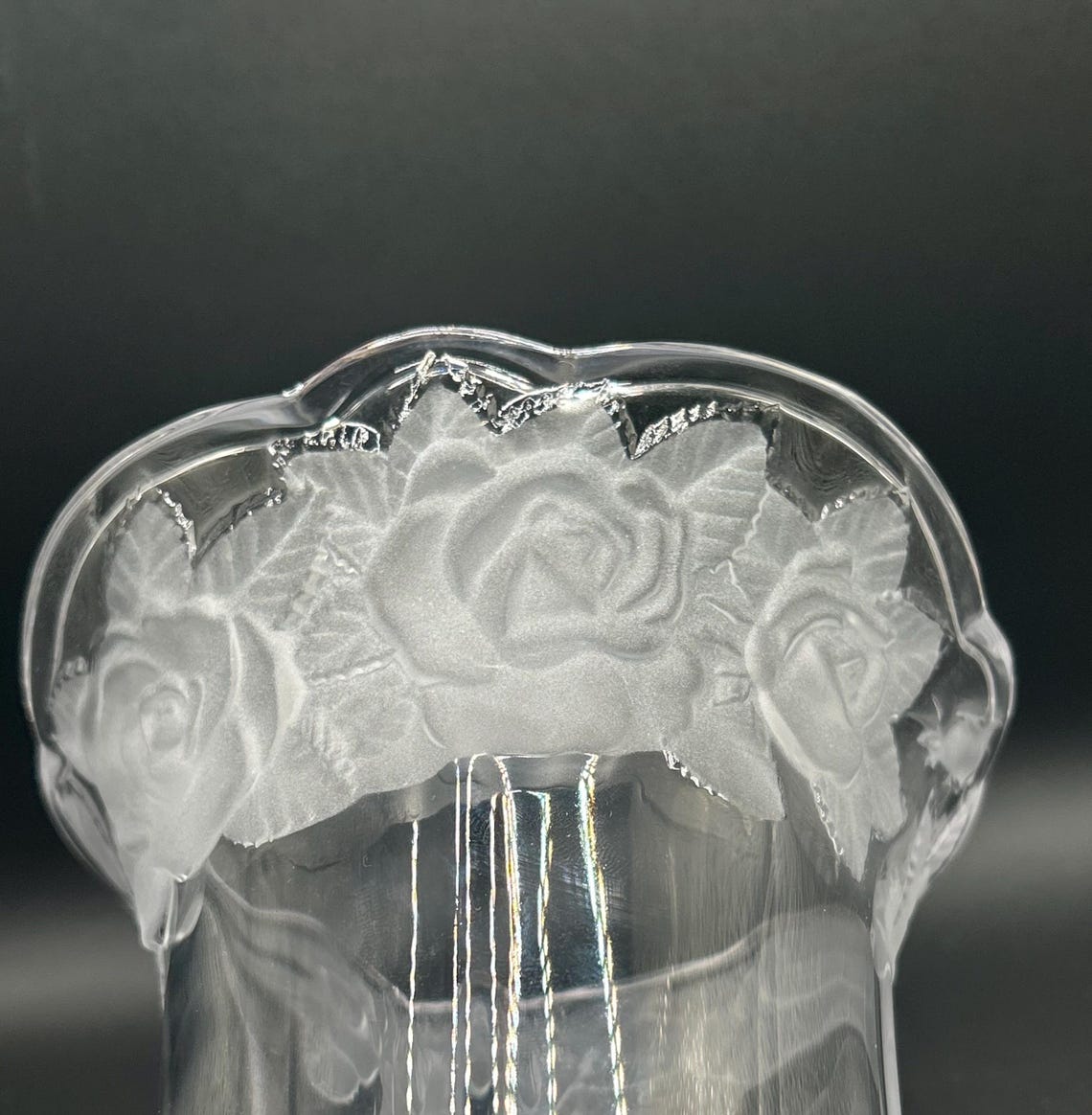 Mikasa Studio Nova "winter Rose" Flower Vase - Etsy