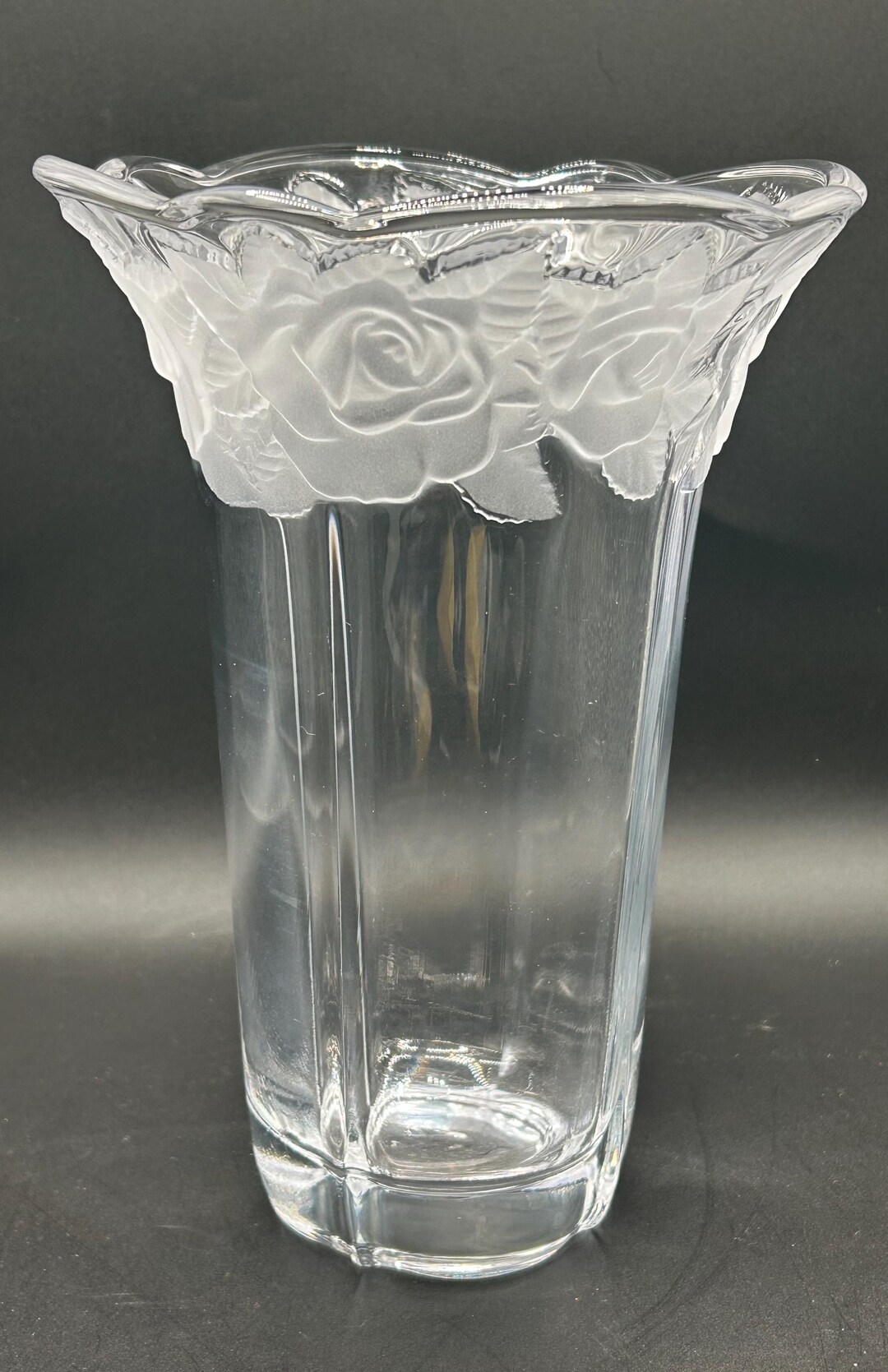 Mikasa Studio Nova "winter Rose" Flower Vase - Etsy