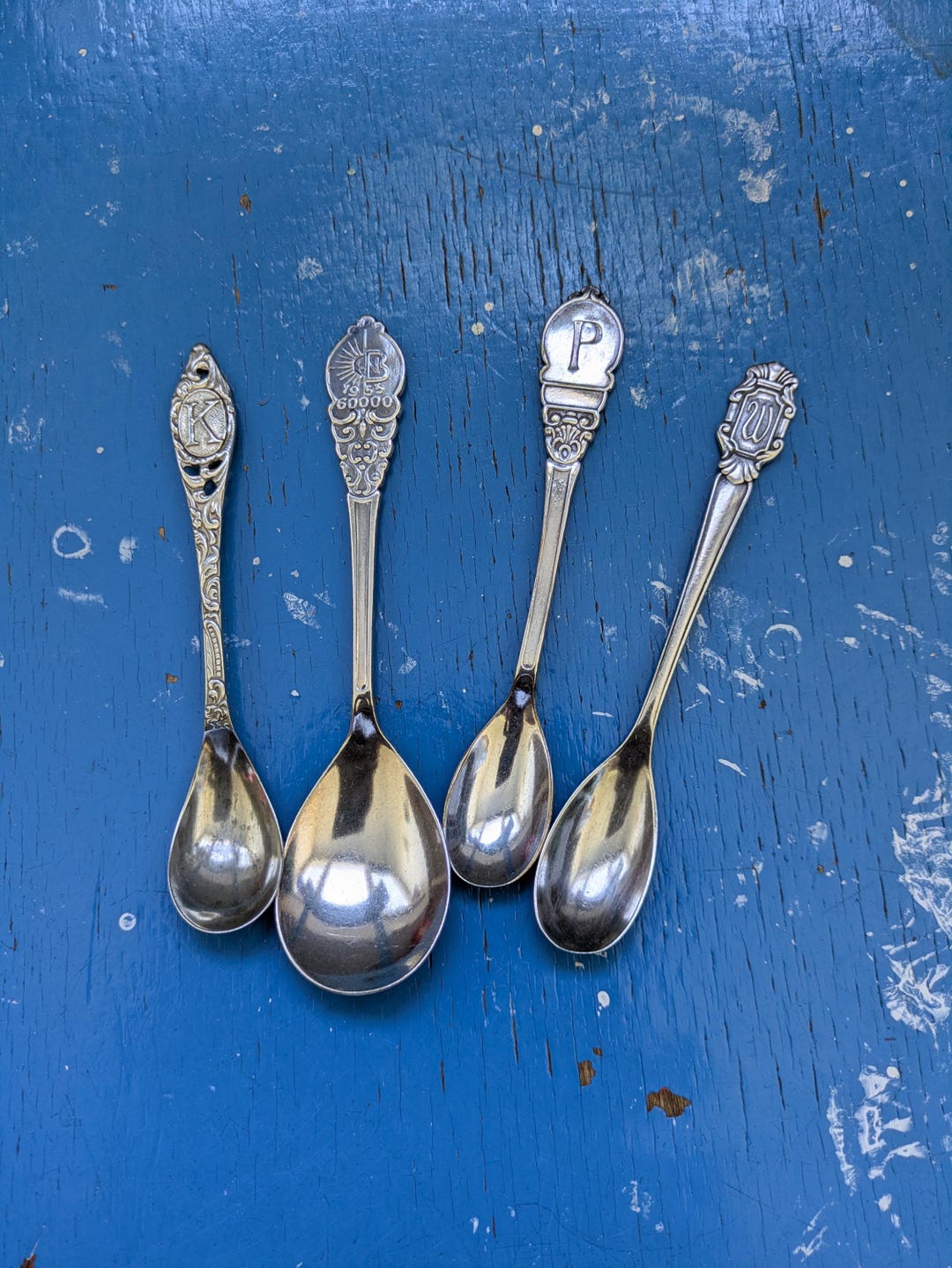 Vintage Dutch Initial Teaspoon: Personalized Letter Spoon - Etsy