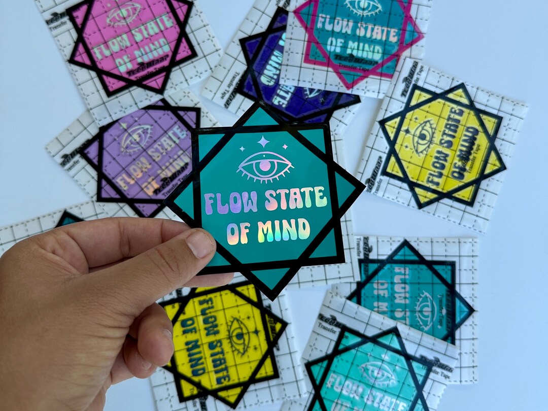 Custom Flow State of Mind Flow Star Vinyl Decal - Etsy
