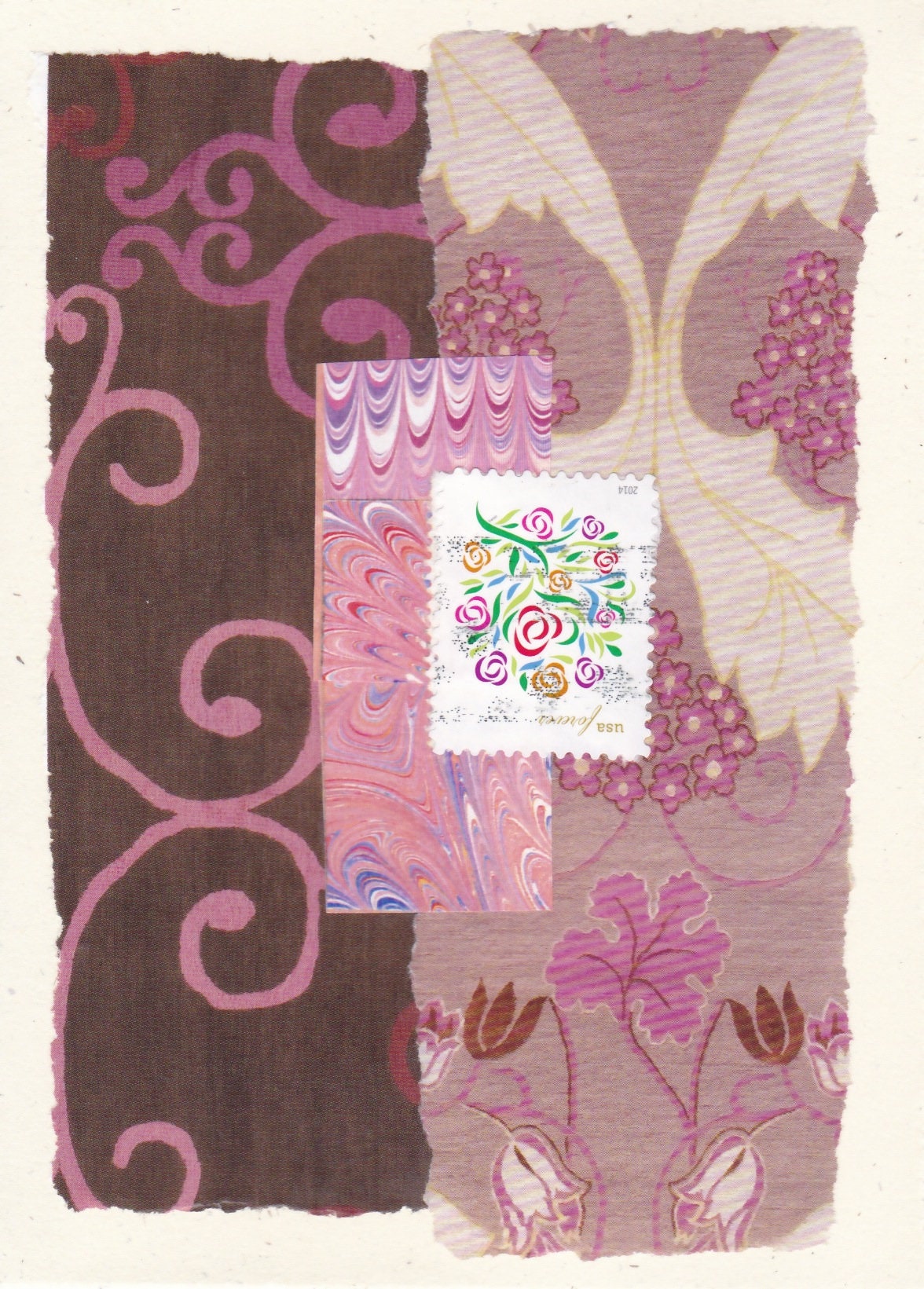 Love: Collage Card - Etsy
