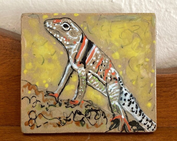 Lizard Tile, Lizard Art, Missouri Lizard, Tile Art, Tile Mural, Hand ...