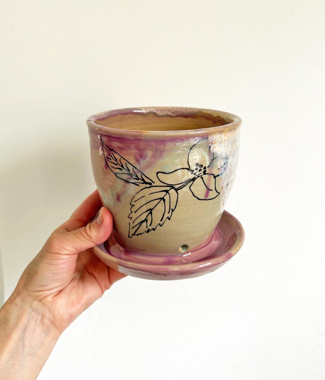 Stoneware Planter, Succulent Planter, Pottery Planter, Stoneware ...